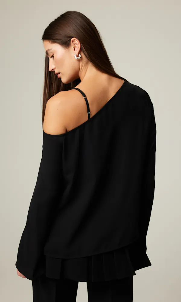 Svart Love spell bluse | Dame | Bik Bok