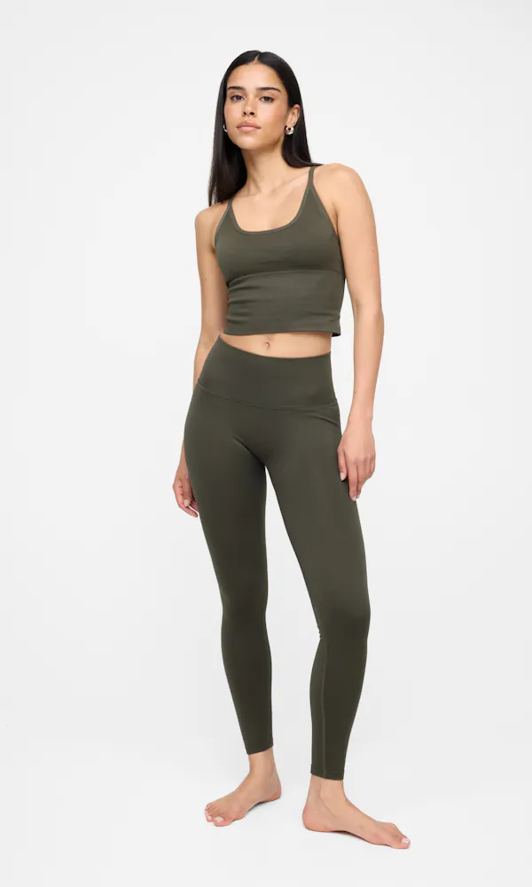 Mörkgrön Balance Seamless tights | Dam | Träningskläder - Tights Bik Bok